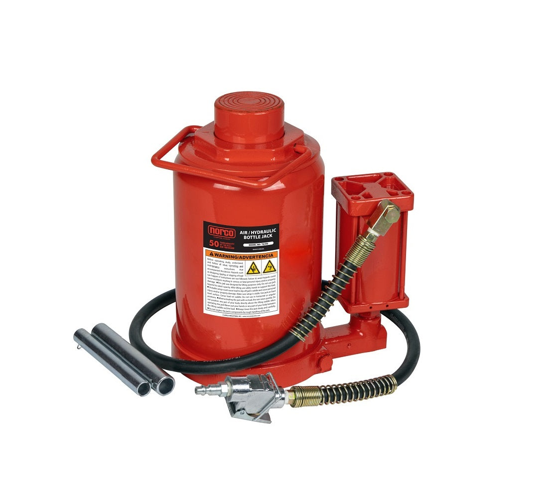 Norco 76350 Air Operated Hydraulic Bottle Jack - 50 Ton Capacity ...