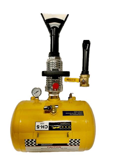 TSI TSI-CH5AL+JP Jet Powered Cheetah® Bead Seater – 5 Gallon ASME Tank ...