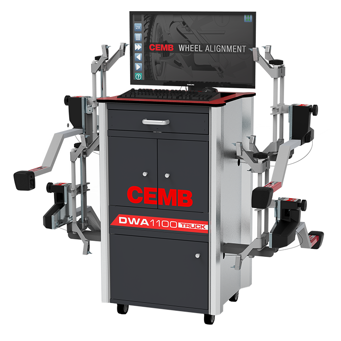 Cemb USA DWA1100TRUCK Wireless Heavy Truck Wheel Alignment System ...