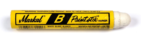 MARKAL 80220 White Paint Stick 3/4 in. Round 12/box – Vampa Tire Supplies